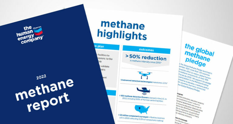 Chevron reports 50% reduction in methane intensity since 2016 ...