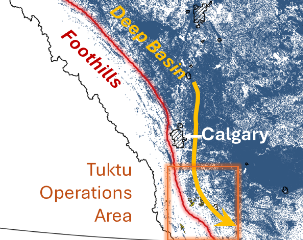 Tuktu Resources expands Deep Basin position, spuds horizontal well ...